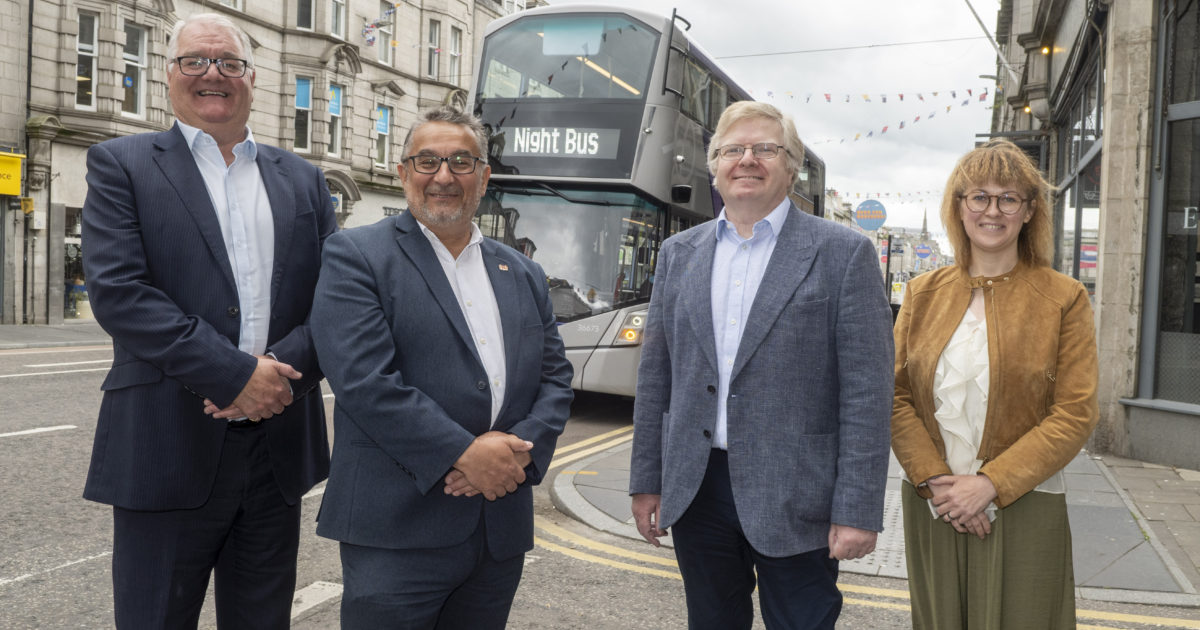 Aberdeen Inspired welcomes the return of night bus services in time for ...