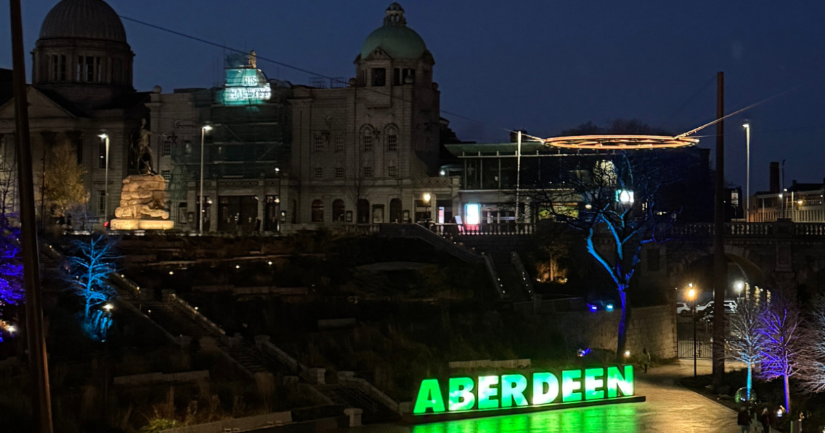 Iconic Aberdeen letters to trip the light fantastic as part of Spectra ...