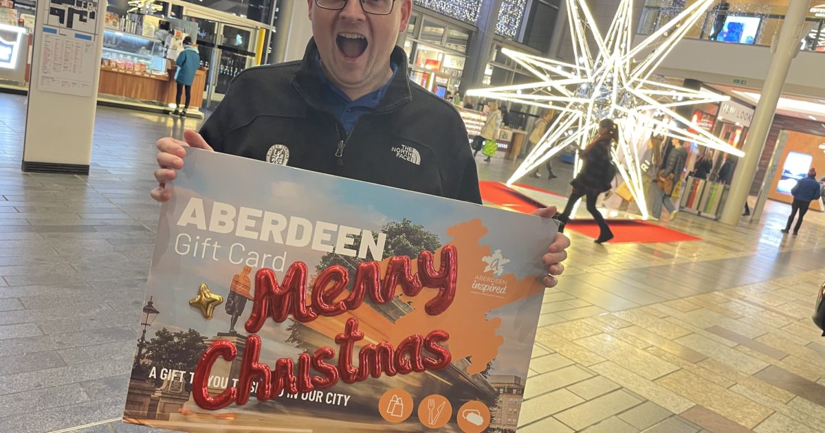 'HEART-RACING MOMENT FOR WINNER OF 3500 ABERDEEN GIFT CARD FROM UNION ...