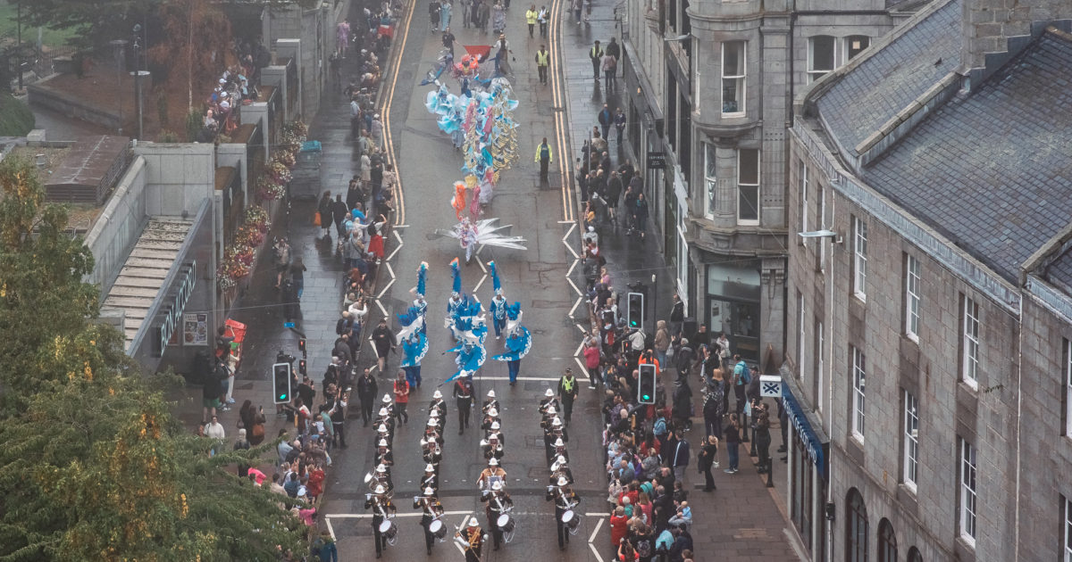 Thousands flock to watch Tall Ships crew parade transform Aberdeen into ...