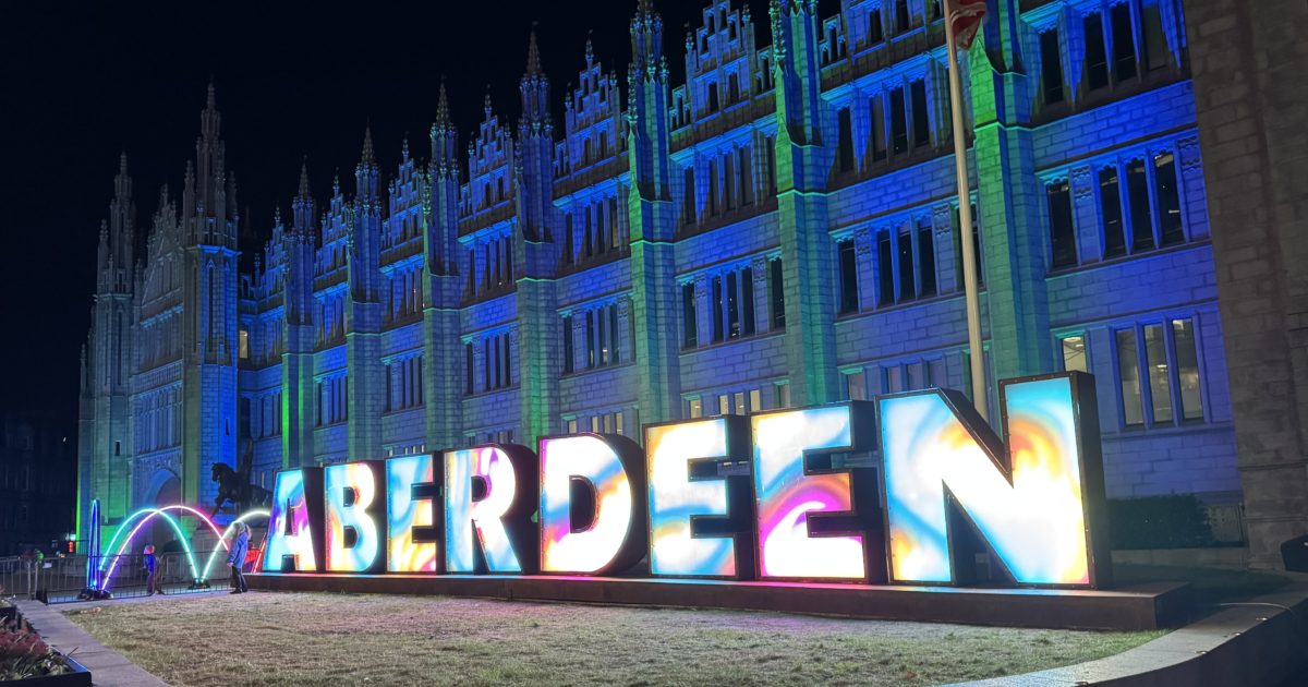 Aberdeen has its name in lights thanks to Spectra